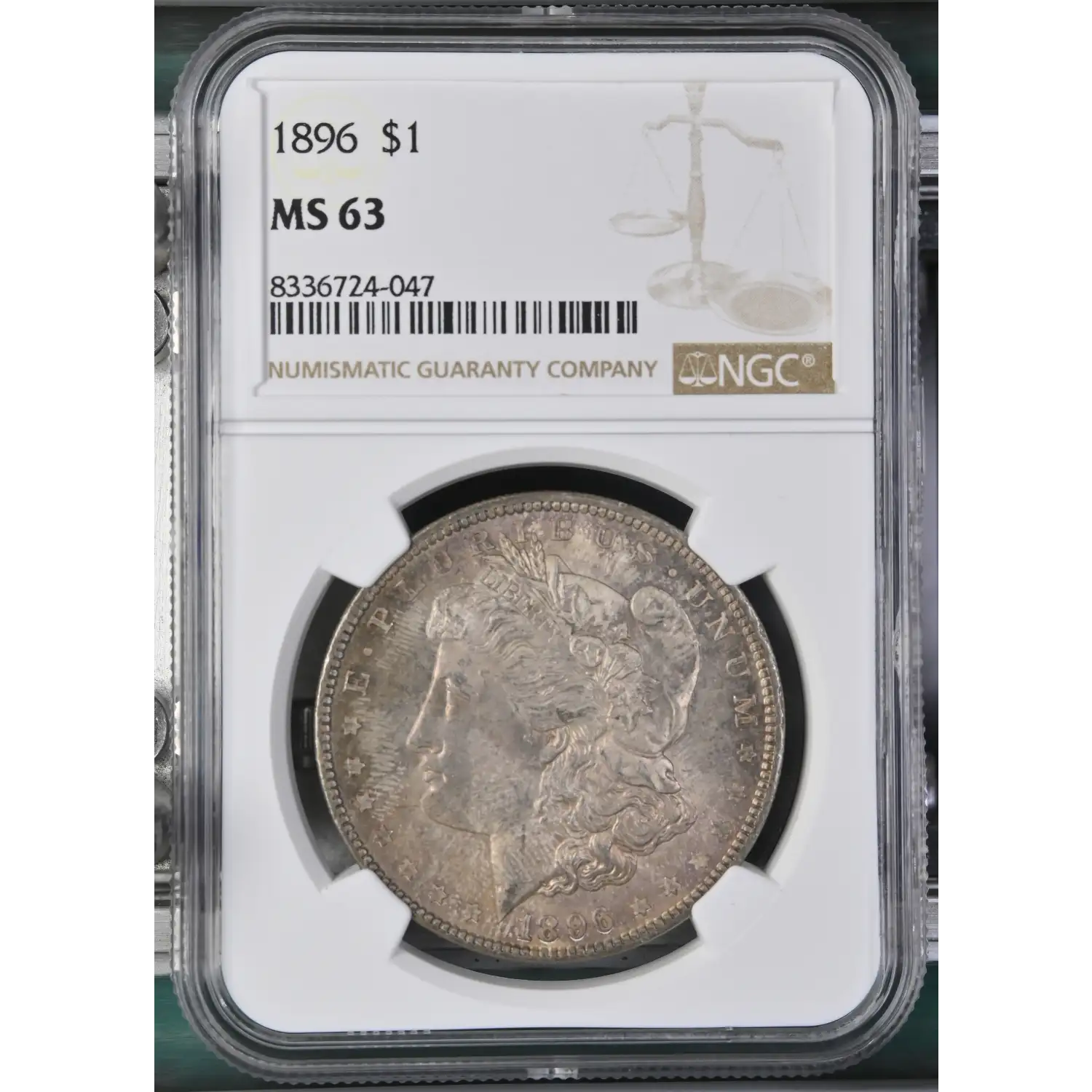 1896 Morgan Silver Dollar NGC MS-63 - Miller's Mint