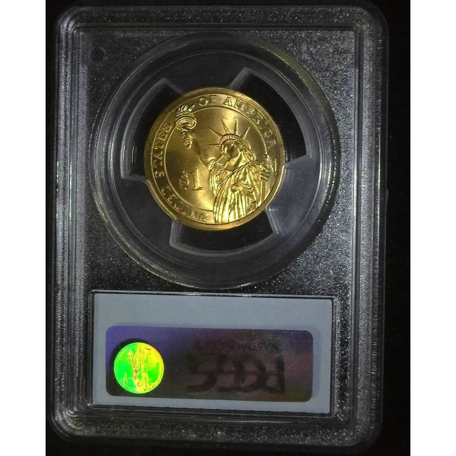 2008 Presidential Dollar PCGS SP-66 John Quincy Adams - Missing Edge ...