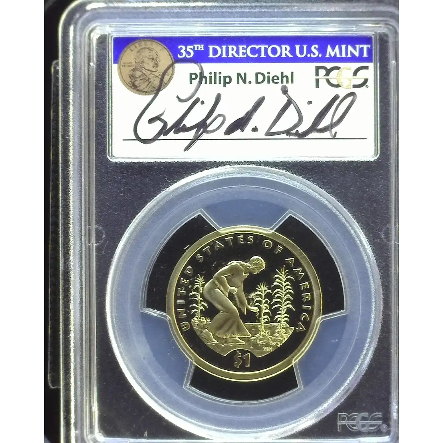 2009 Native American Dollar PCGS PR-69 DCAM Native American Philip N ...
