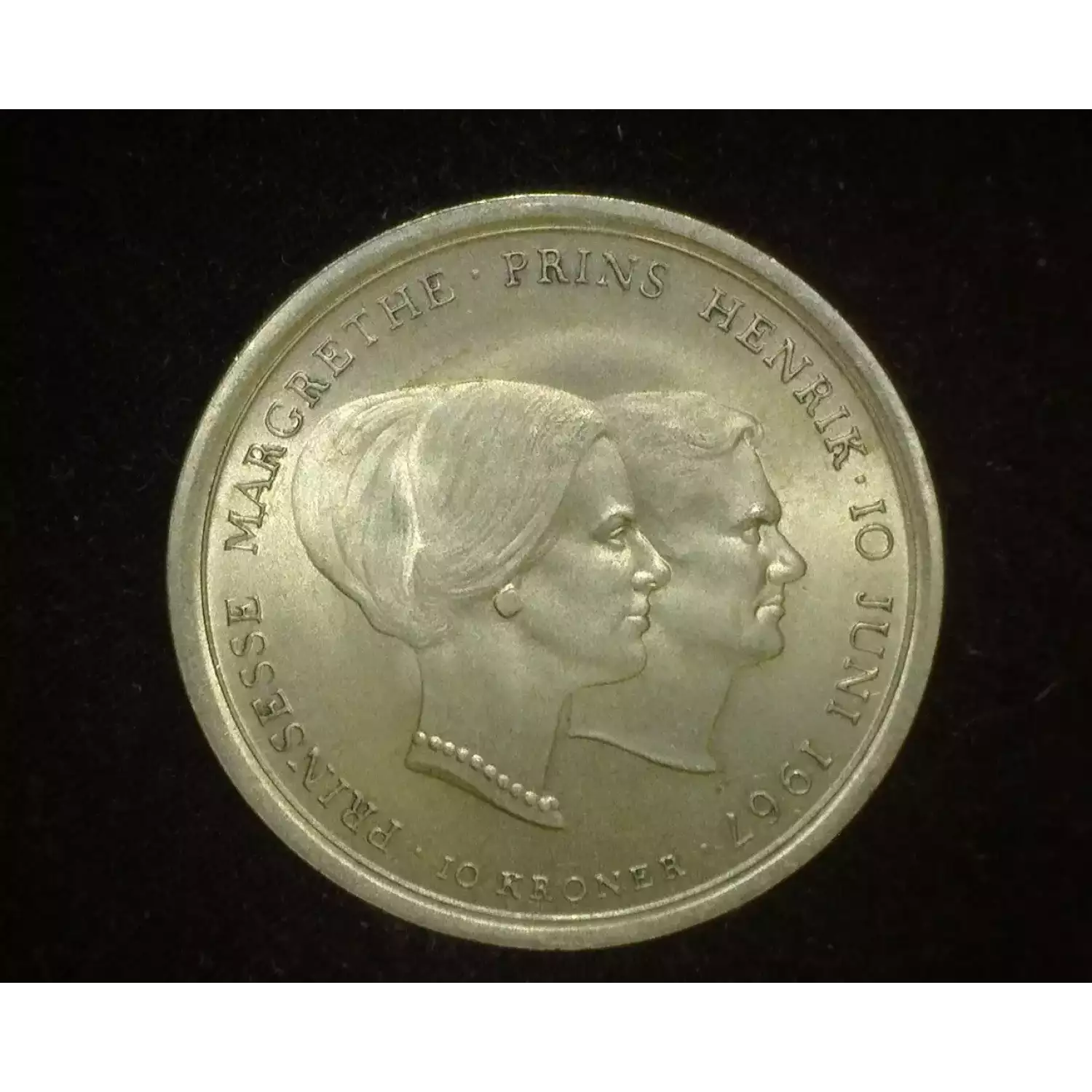 1967 Denmark Silver 10 KRONER MS65 - Miller's Mint