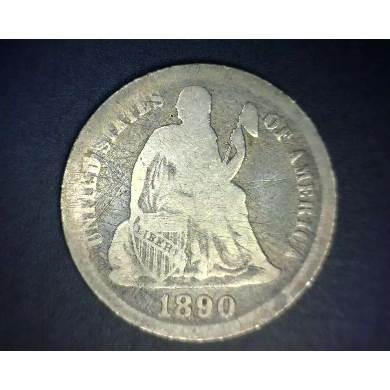 1890 Liberty Seated Dime VG/VF - Miller's Mint