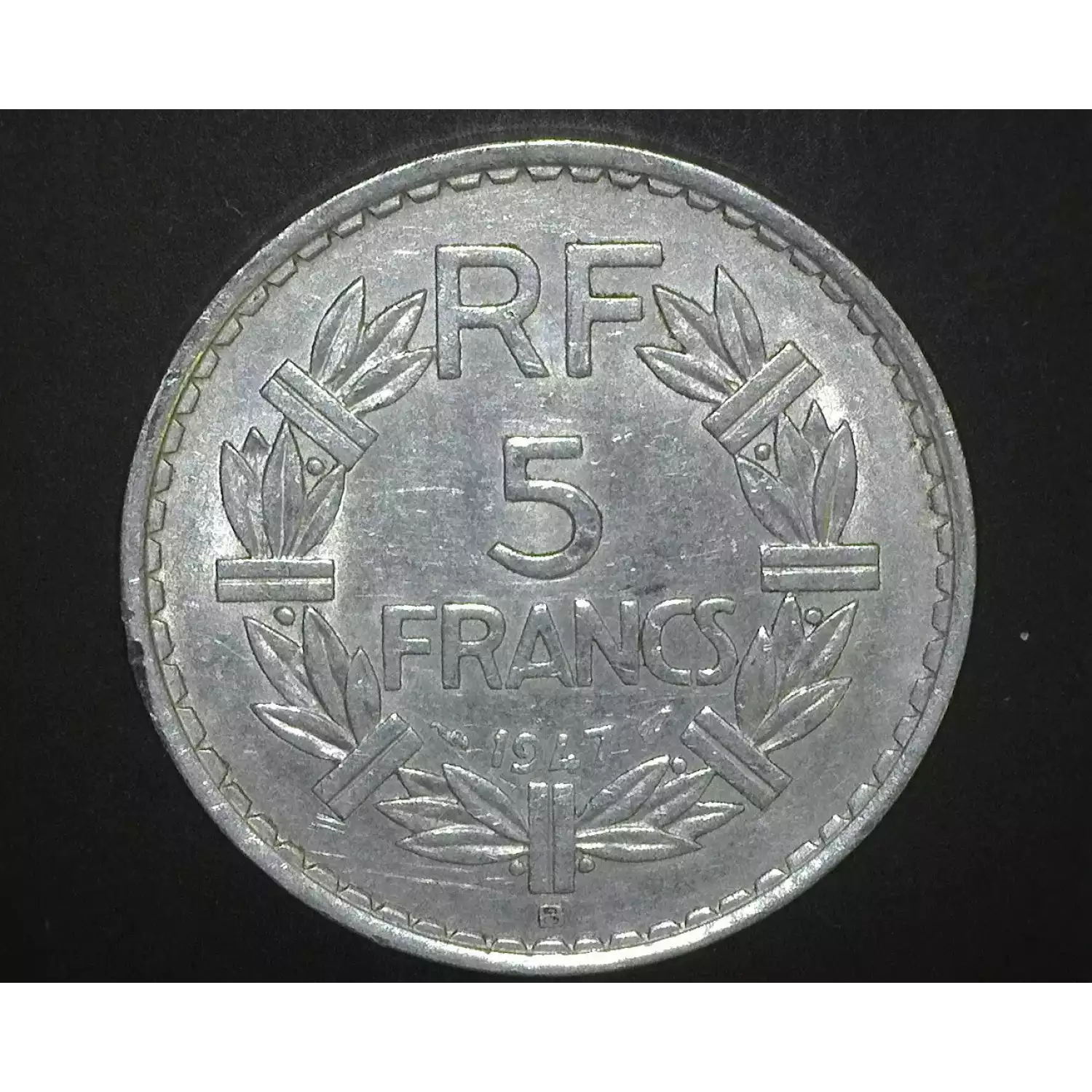 1947-B FRANCE Aluminum 5 FRANCS EF40 OPEN 9 - Miller's Mint