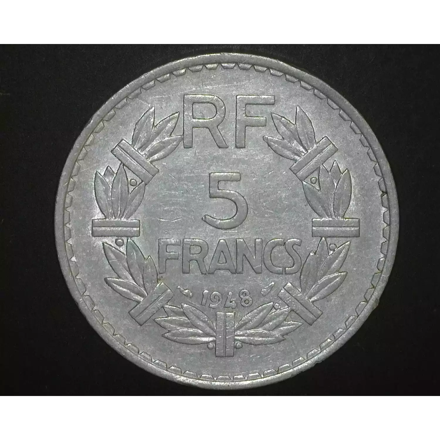 1948-B FRANCE Aluminum 5 FRANCS EF40 OPEN 9 - Miller's Mint