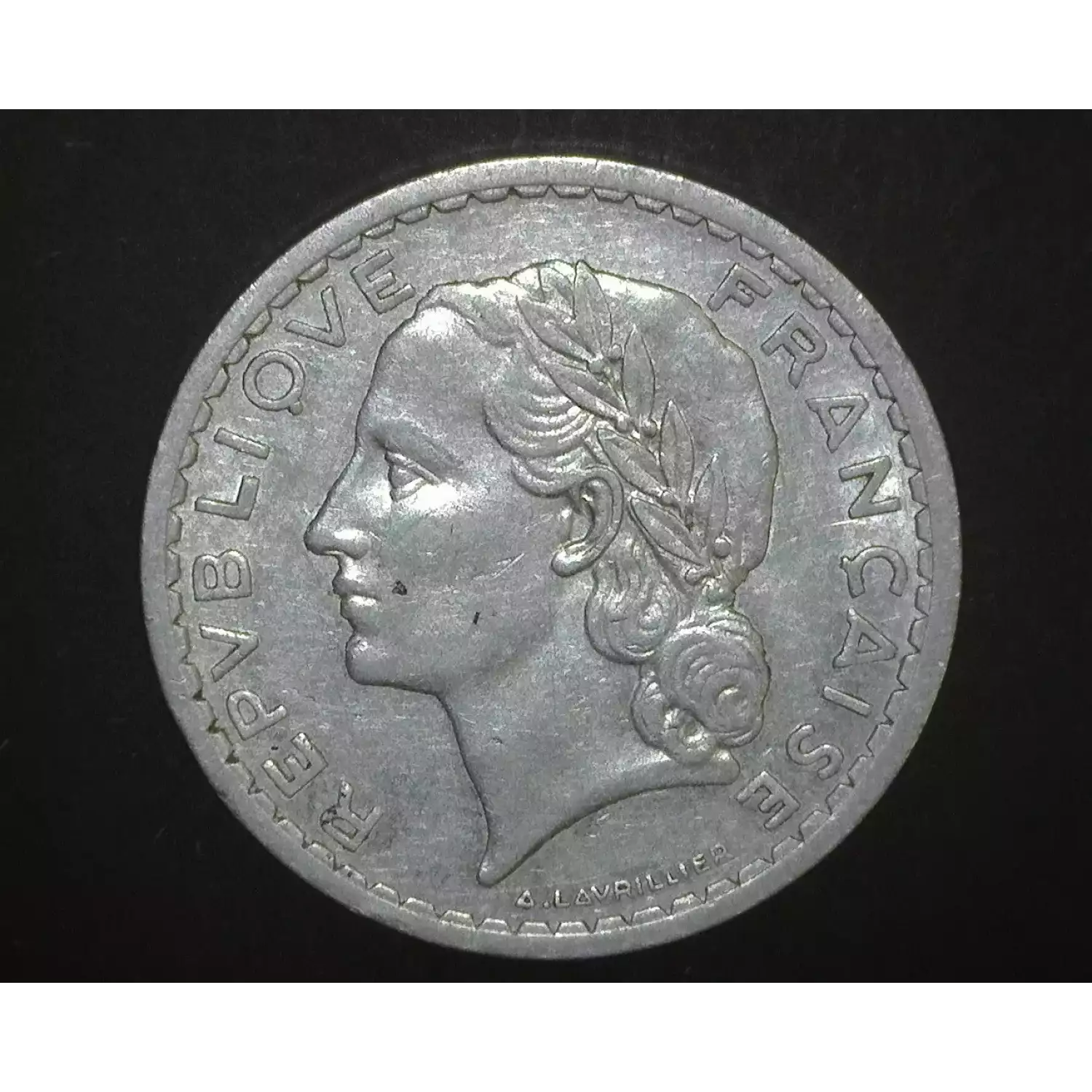 1948-B FRANCE Aluminum 5 FRANCS EF40 - Miller's Mint