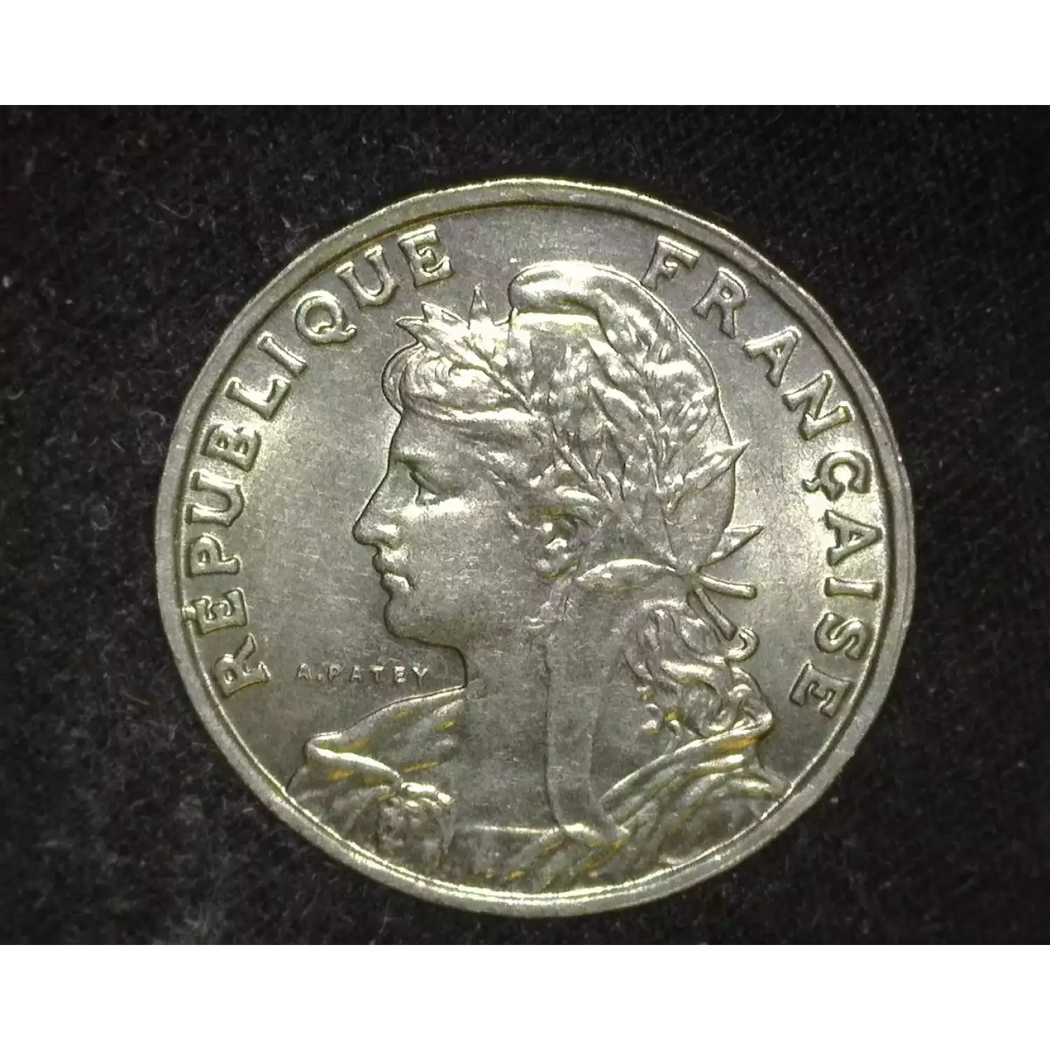 1904 FRANCE Nickel 25 CENTIMES AU50 - Miller's Mint