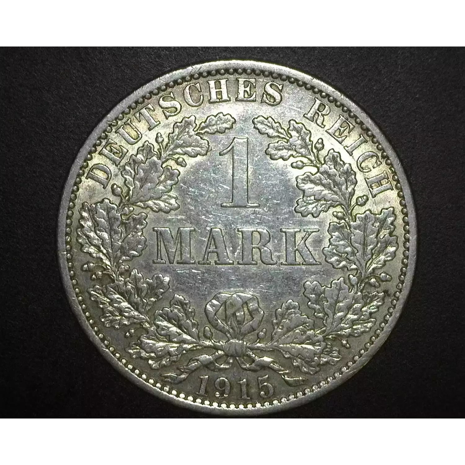 1915-A GERMANY Silver MARK AU50 - Miller's Mint