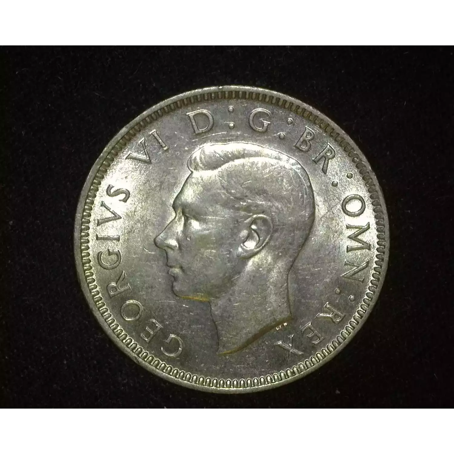 1943 GREAT BRITAIN Silver SHILLING AU55 - Miller's Mint