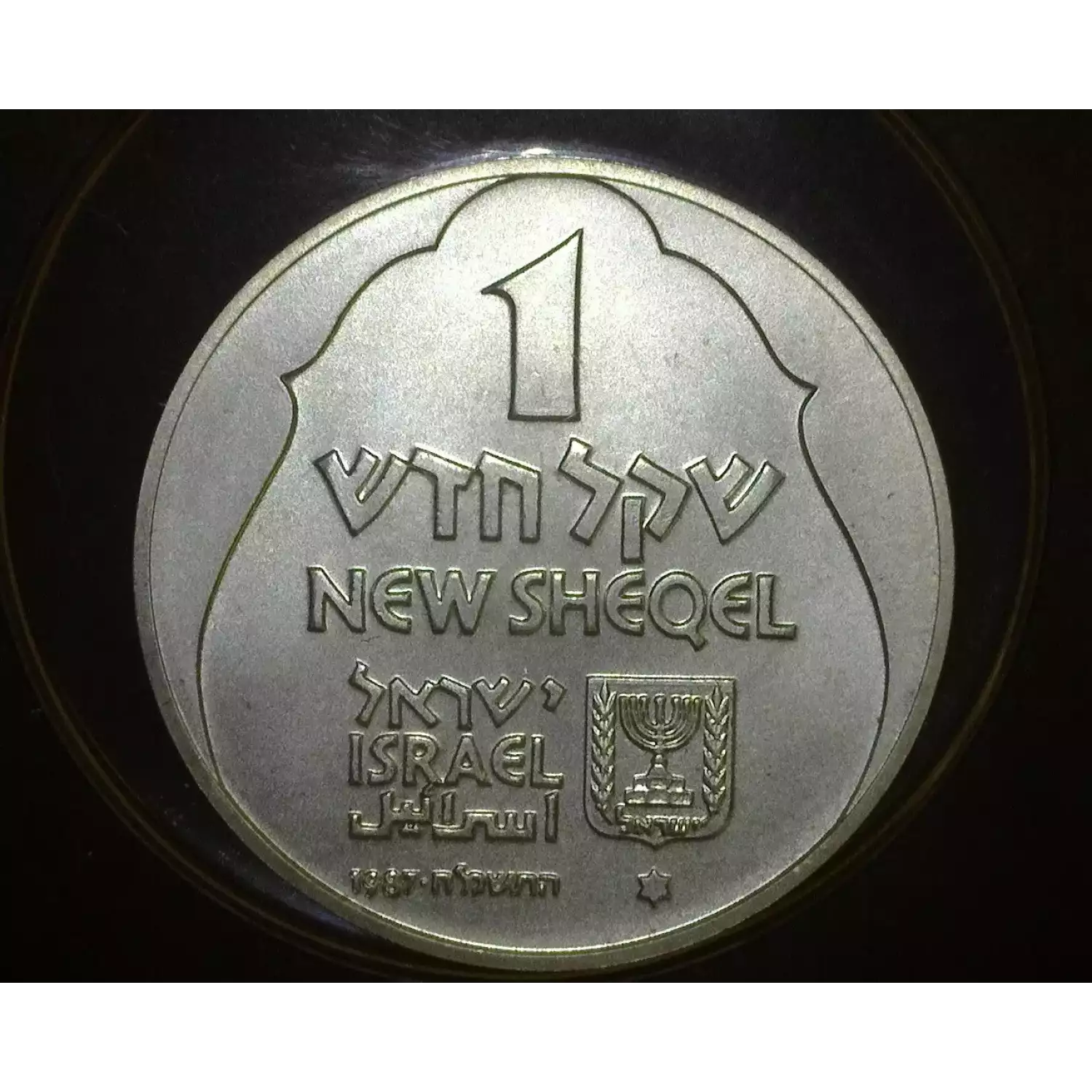 1987 ISRAEL Silver NEW SHEQEL MS65 - Miller's Mint