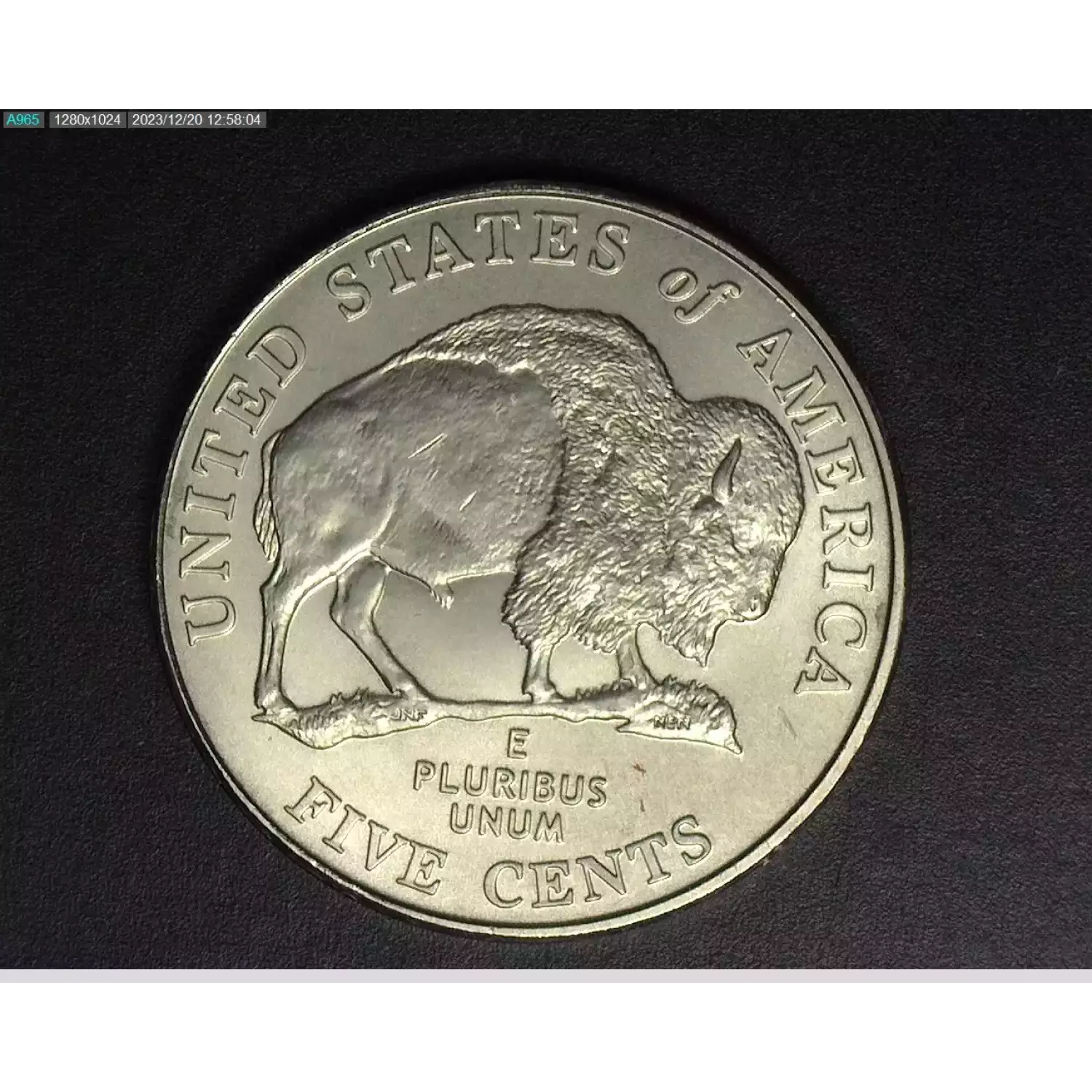 2005 Jefferson Nickel SP65 Bison Satin - Miller's Mint