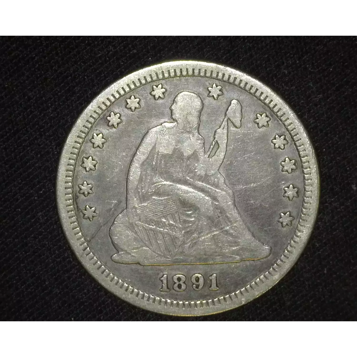 1891-S Seated Liberty Quarter VF20 - Miller's Mint