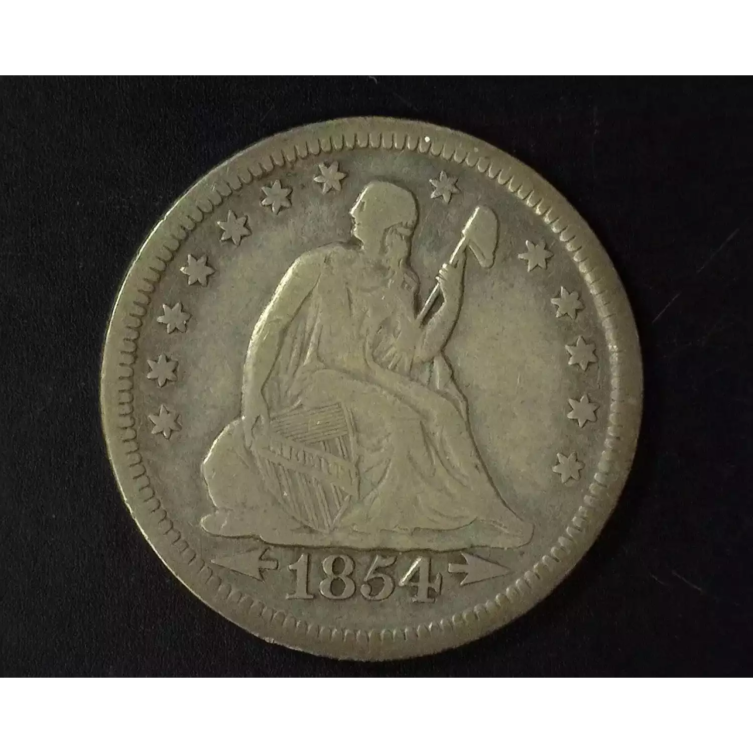 1854-O Seated Liberty Quarter F15 - Miller's Mint