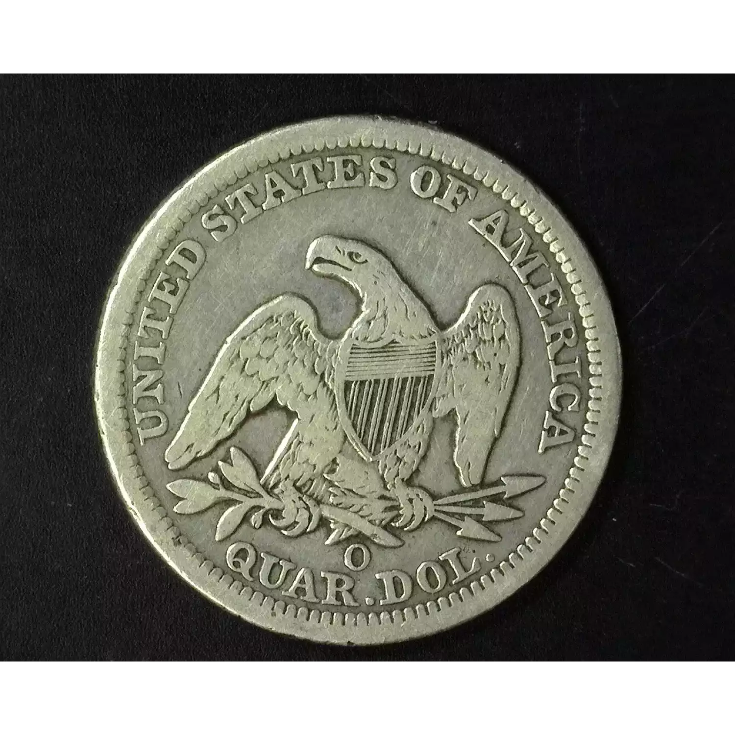 1858-O Seated Liberty Quarter VF20 - Miller's Mint