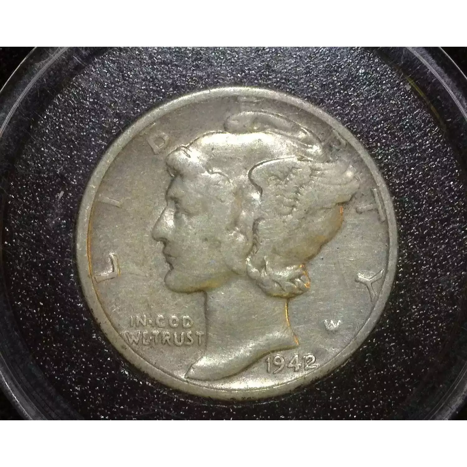1942/1 Mercury Dime VF25 OVERDATE - Miller's Mint