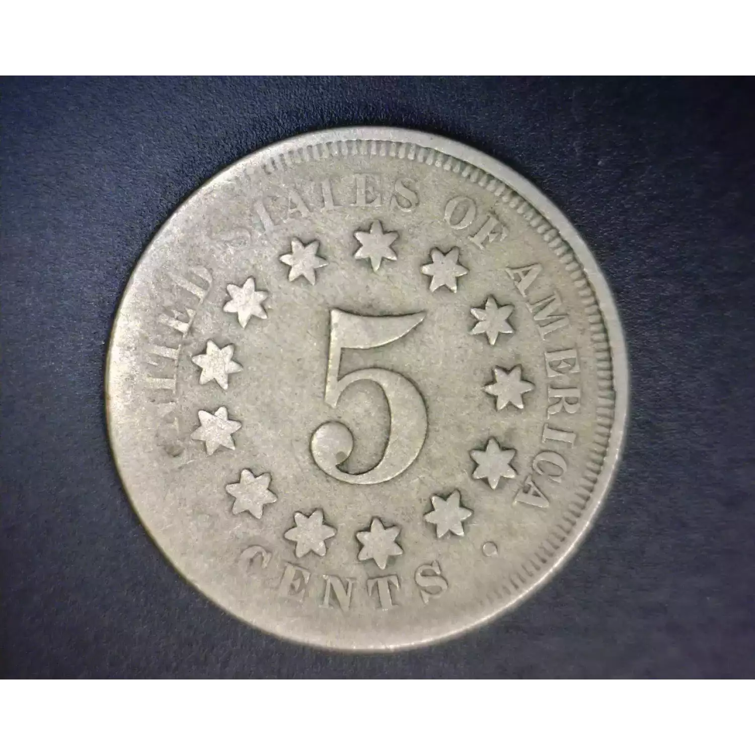 1867 Shield Nickel G4 No Rays - Miller's Mint