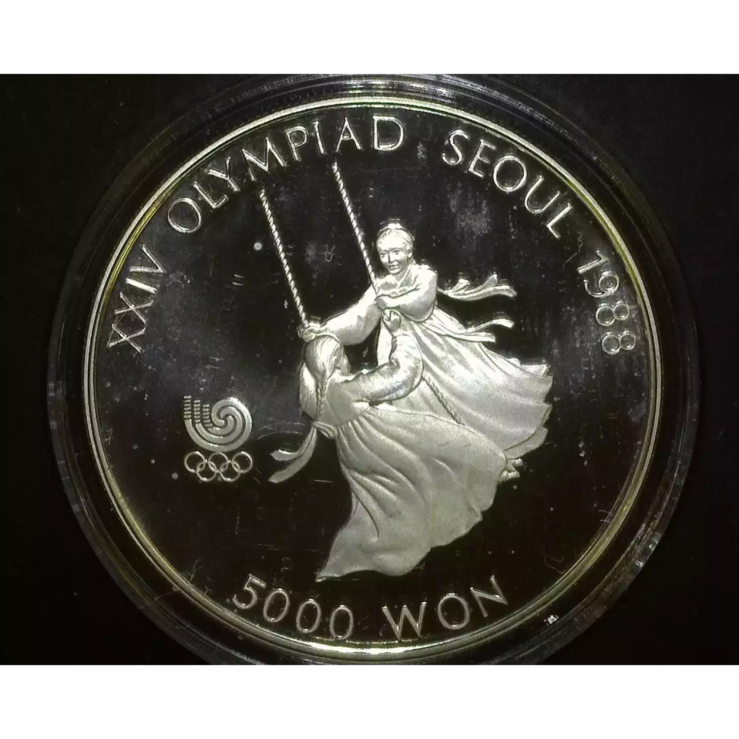 1987 SOUTH KOREA Silver 5000 WON PF65+ DCAM - Miller's Mint