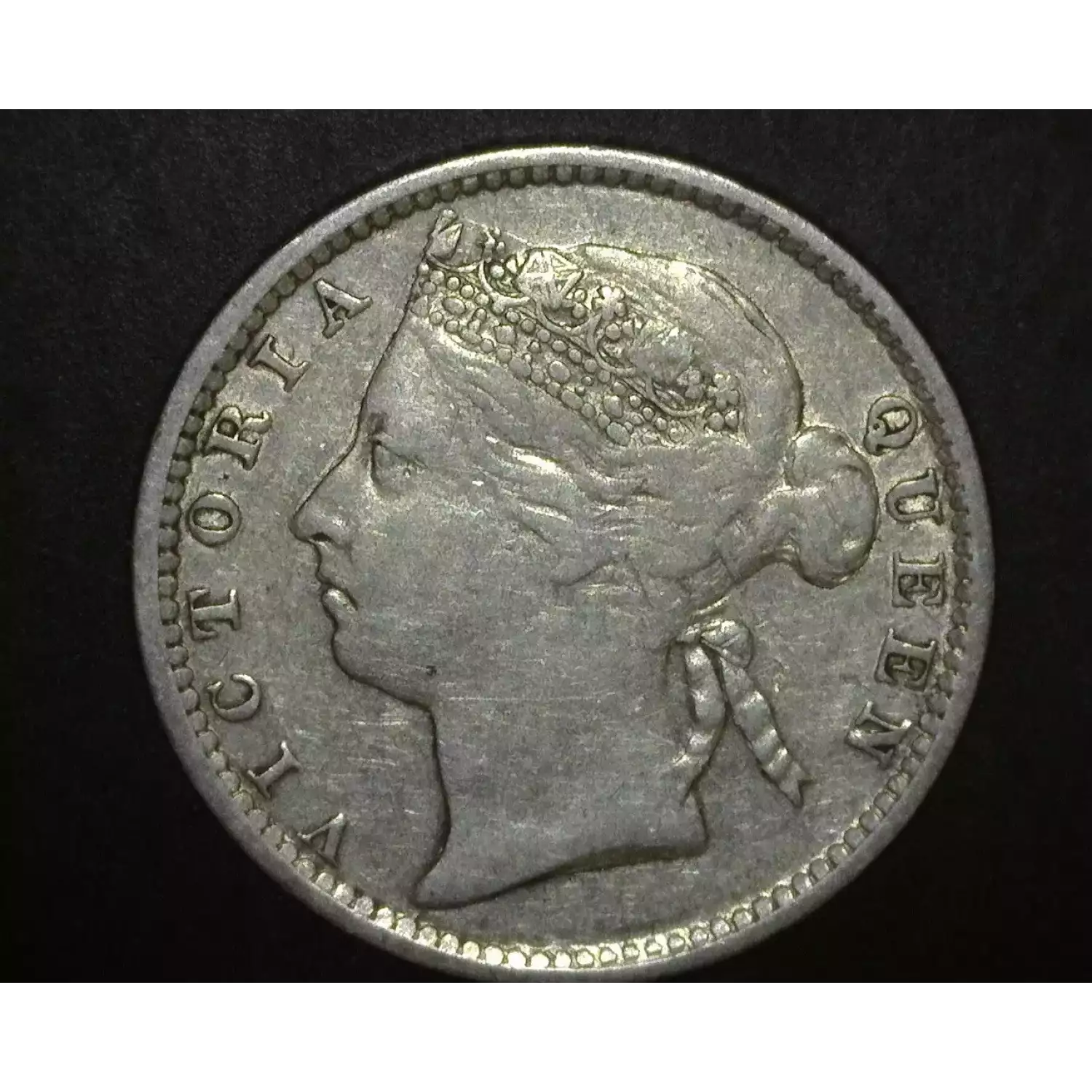 1888 STRAITS SETTLEMENTS Silver 10 CENTS VF30 - Miller's Mint