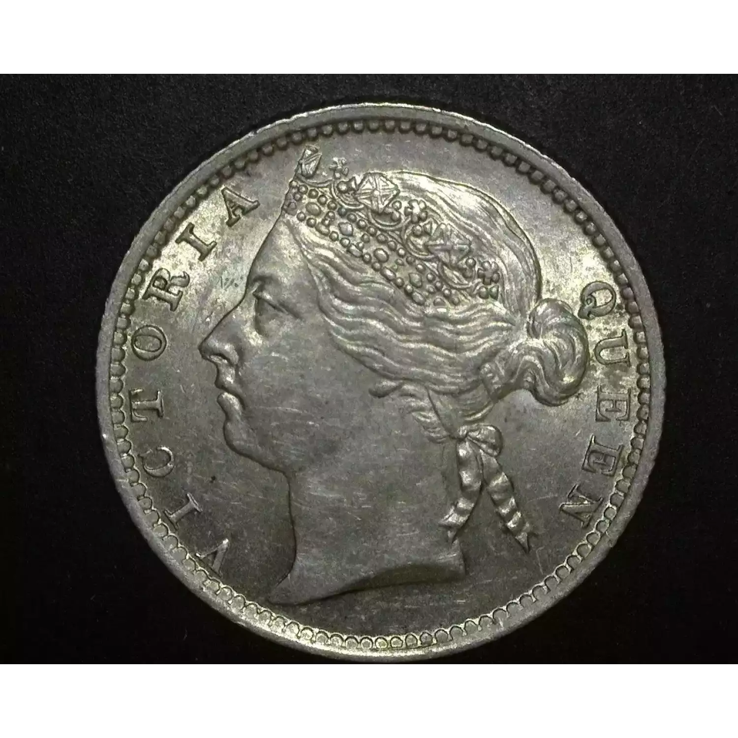 1888 STRAITS SETTLEMENTS Silver 10 CENTS EF40 - Miller's Mint