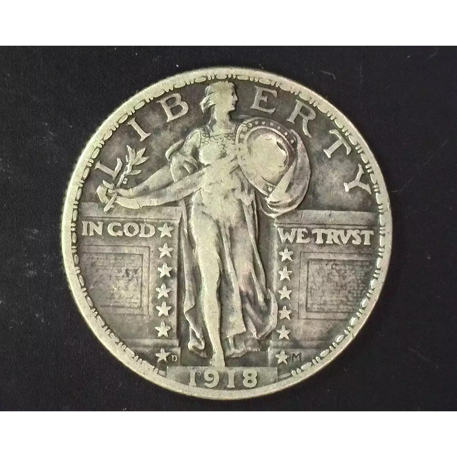 1918-D Standing Liberty Quarter VF20 - Miller's Mint