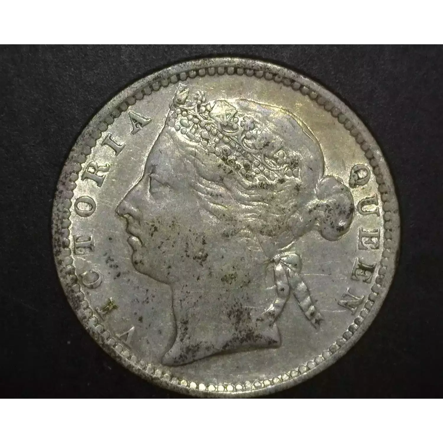 1888 STRAITS SETTLEMENTS Silver 10 CENTS EF40 - Miller's Mint