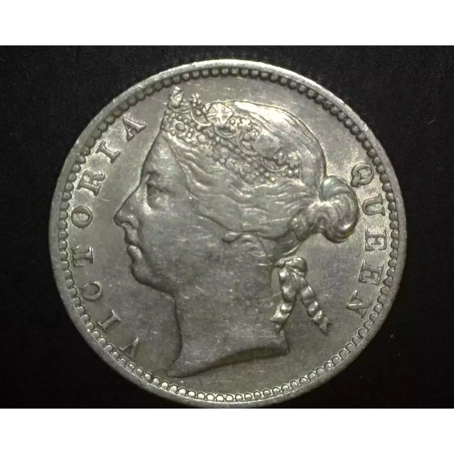 1900 STRAITS SETTLEMENTS Silver 10 CENTS EF40 - Miller's Mint