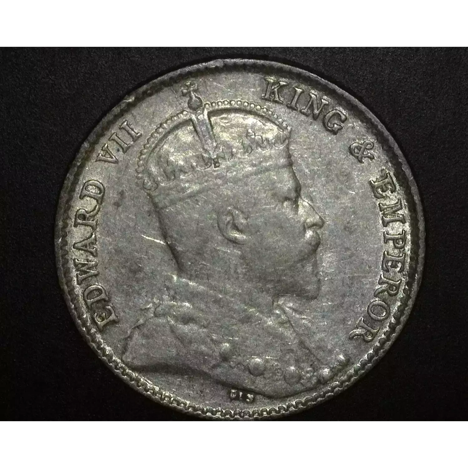 1910-B STRAITS SETTLEMENTS Silver 5 CENTS EF40 - Miller's Mint
