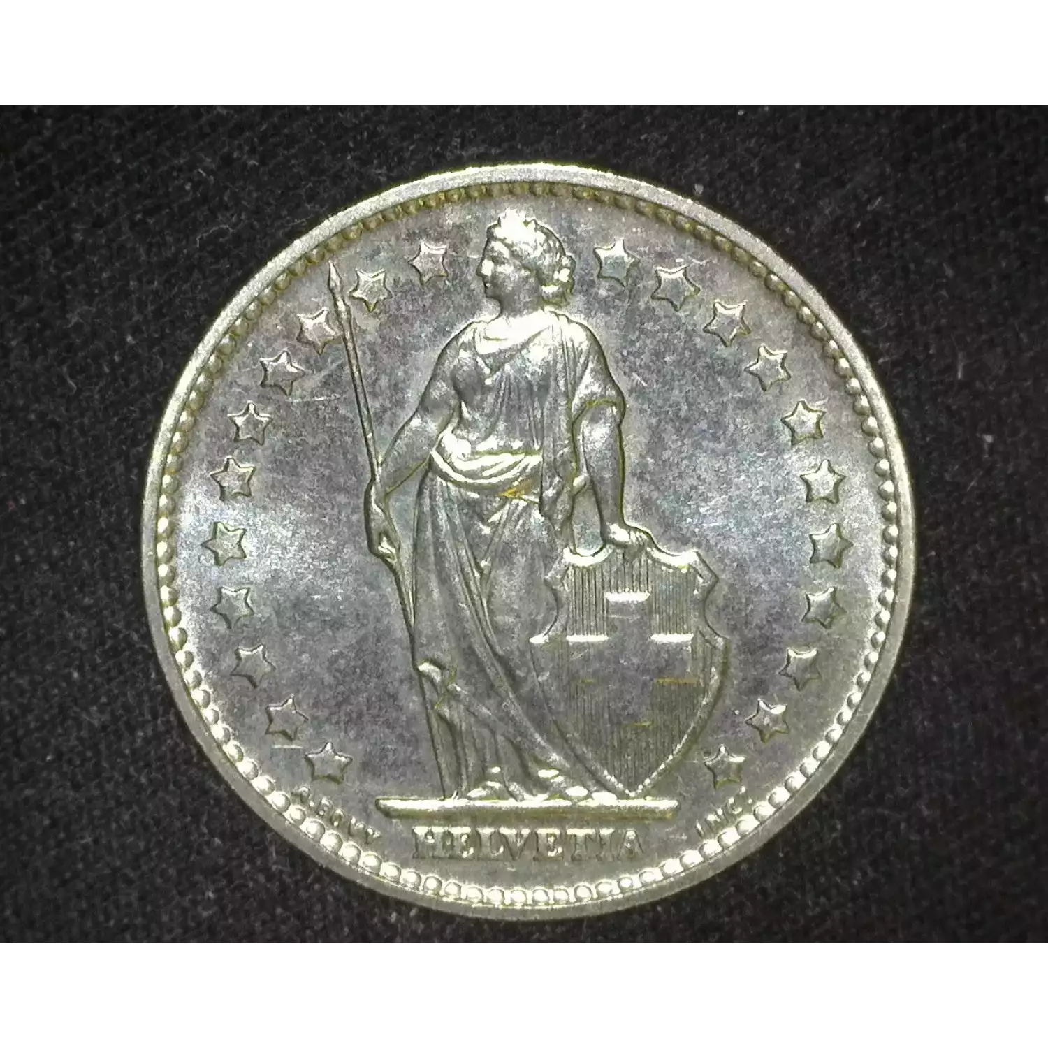 1971 SWITZERLAND Copper-Nickel FRANC MS65 - Miller's Mint